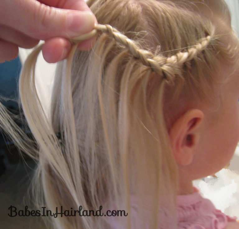 Cascade/Feathered Braid Hairstyle - Babes In Hairland